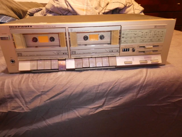VINTAGE MARANTZ DUAL Stereo Cassette Deck Model Sd-162 £85.24 - PicClick UK