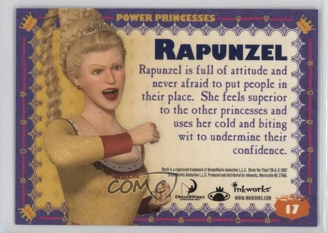 2007 INKWORKS SHREK the Third Power Princesses Rapunzel #17 2a1 £3.87 ...