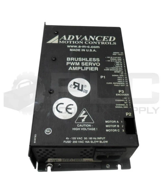 ADVANCED MOTION CONTROLS BX25A20ACD-RR1 Brushless Pwm Servo ...