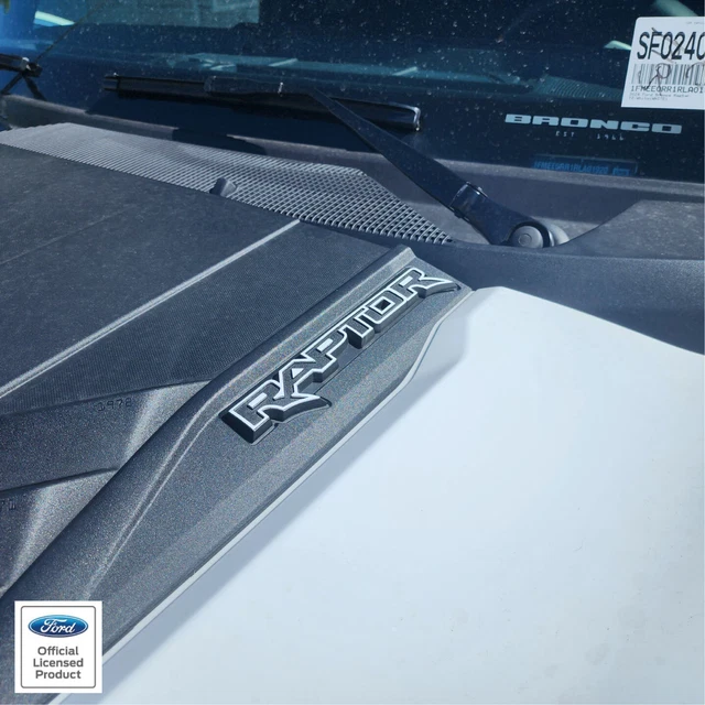 2022-2024 FORD BRONCO Raptor Hood Cowl Overlay vinyl stickers decals ...