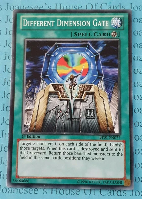 DIFFERENT DIMENSION GATE BP01-EN077 Common Yu-Gi-Oh Card 1st Edition ...