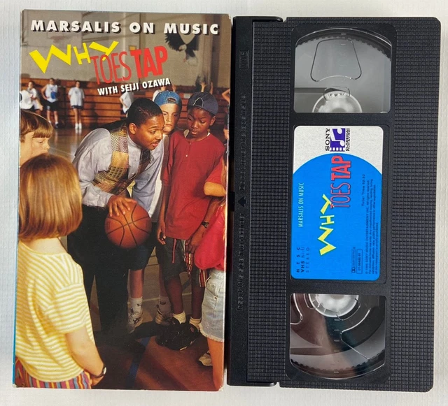WHY TOES TAP VHS video Wynton Marsalis Seiji Ozawa 1995 Jazz music 1995 ...