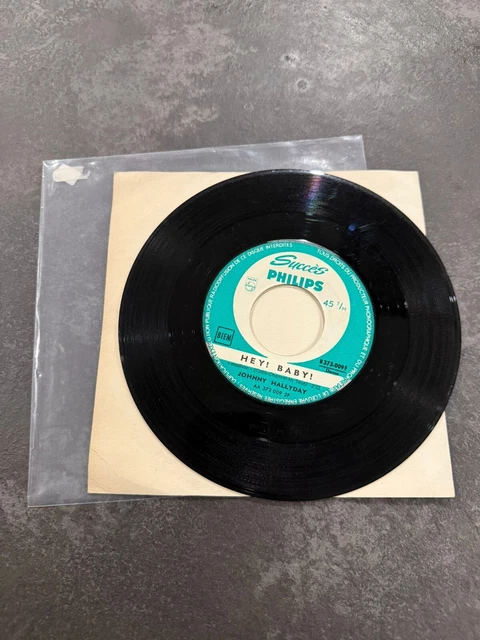 RARE VINYLE 45 Tours Johnny Hallyday Philips 45 741 Souvenirs ...
