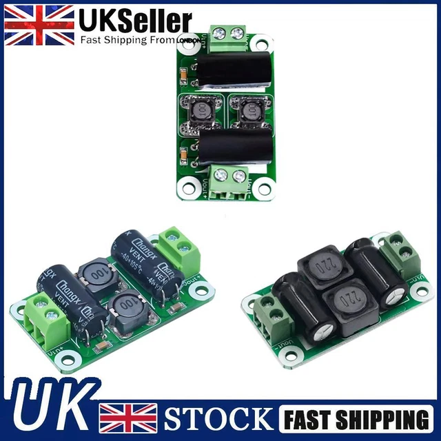 DC POWER FILTER Board Green DC Power Supply Filter Board EMI ...