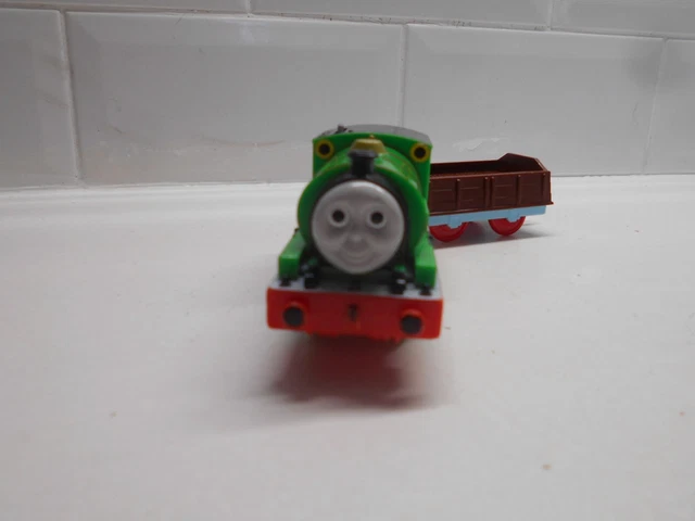 TOMY TRACKMASTER THOMAS the tank engine train percy white base £18.99 ...