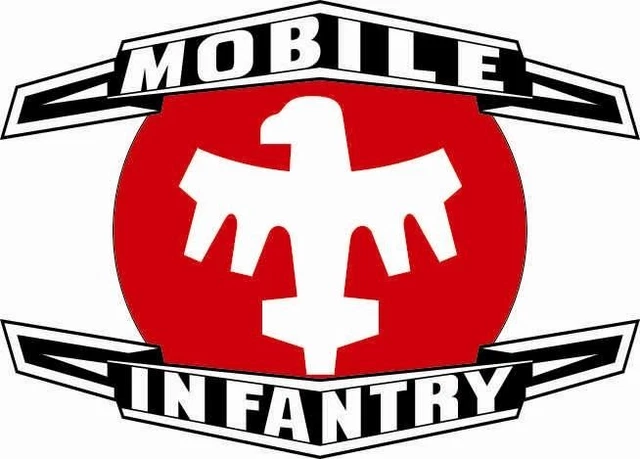 AUFKLEBER STARSHIP TROOPERS Mobile Infantry Emblem Autoaufkleber ...