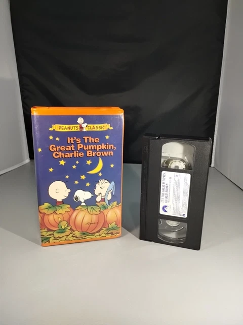 ITS THE GREAT Pumpkin, Charlie Brown (VHS, 1996, Clamshell) VG+ $6.13 ...