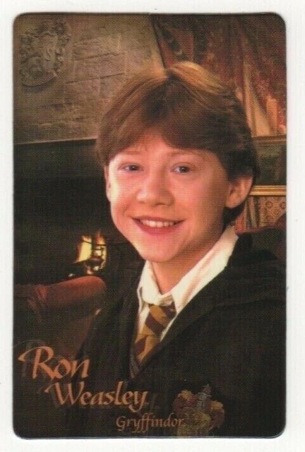 PLASTIC MOVIE CALENDAR card . Harry Potter, Ron Weasley £3.13 - PicClick UK