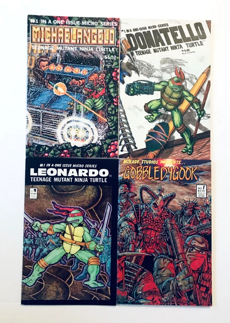 TMNT #1 LEONARDO, Michelangelo, Donatello Special Rare One Shot Series ...