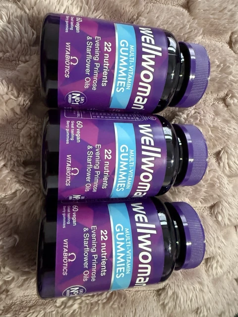 WELLWOMAN MULTIVITAMIN GUMMIES Vegan X3 £23.56 - PicClick UK