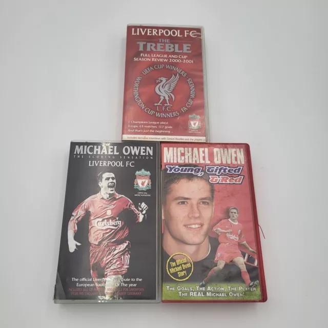 LIVERPOOL FC MICHAEL Owen Vhs Bundle £5.99 - PicClick UK