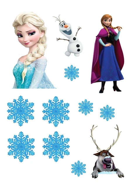 FROZEN MOVIE EDIBLE cake topper A4 icing sheet wafer paper £6.39 ...