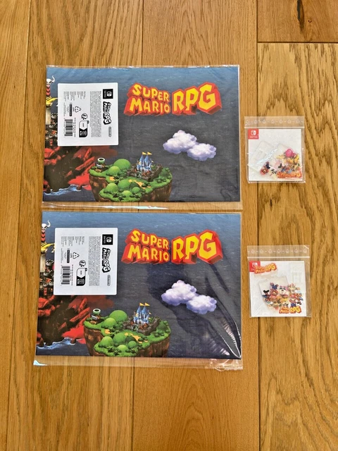 SUPER MARIO RPG poster acrylic standee double set £42.00 - PicClick UK