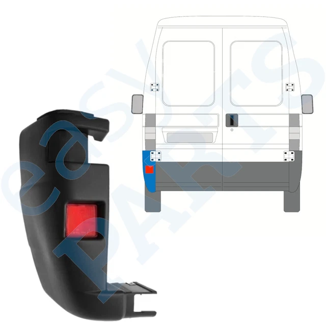Fiat Ducato Boxer Relay 2002 2006 Rear Bumper Reflex Lamp Left £63 99