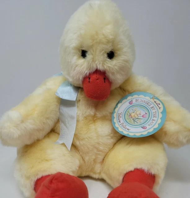 HALLMARK BUNNIES BY The Bay Yellow Fellow Duck Plush 2003 Super Soft ...