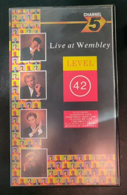 LEVEL 42 LIVE At Wembley IN CONCERT 1987 original Videocassette VHS ...