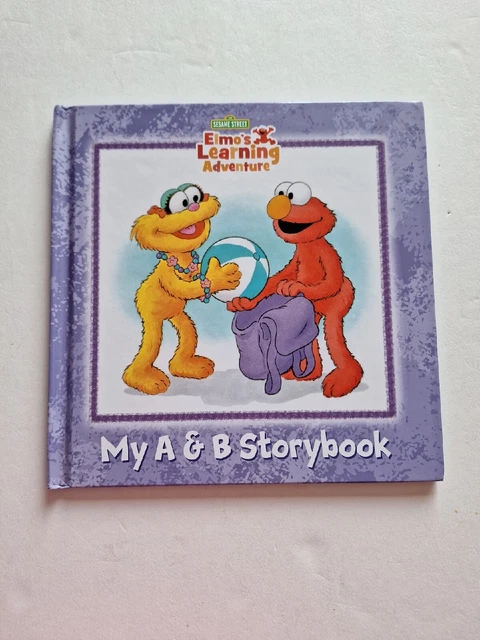 SESAME STREET BOOK Elmo's Learning Adventure - My A & B Storybook EUR ...