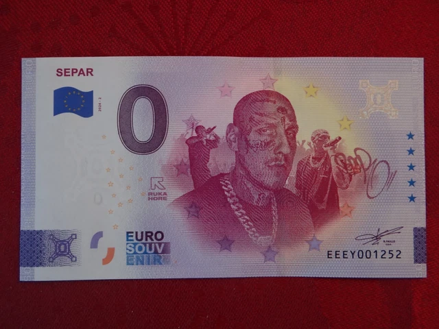 BILLET SOUVENIR SCHEIN 0 Euro 2024-2 EEEY SEPAR SLOVAQUIE / SLOVAKIA ...