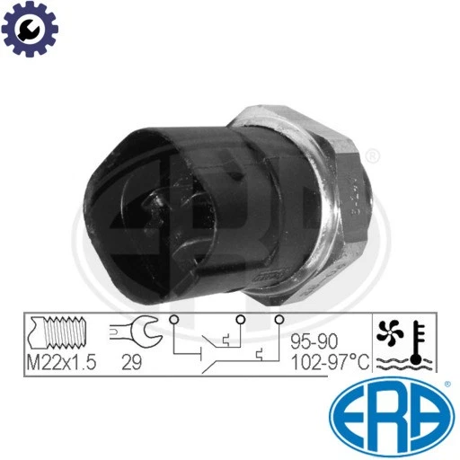 TEMPERATURE SWITCH RADIATOR FAN 330280 FOR VW POLO/II/III/CLASSIC ...