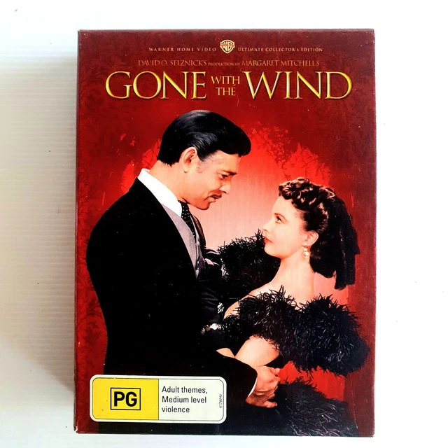 GONE WITH THE Wind DVD 70th Anniversary Collectors Edition 1939 Romance ...