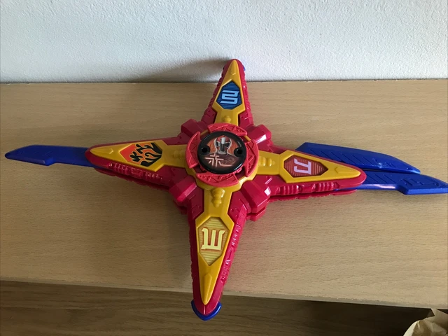 POWER RANGERS NINJA Steel Deluxe Red Rangers Star Morpher Missing ...
