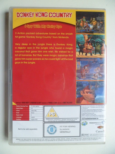 DONKEY KONG COUNTRY I Spy With My Hairy Eye (DVD, 2008) £6.99 - PicClick UK