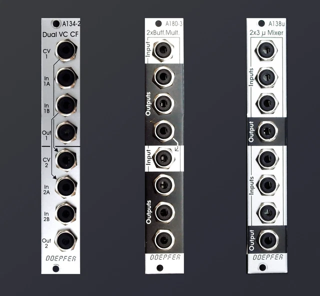 A TRIO OF Handy Doepfer A-Series 4HP Eurorack Modules £82.00 - PicClick UK