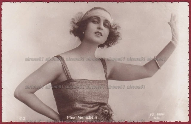 PINA MENICHELLI 09 Attrice Actress Cinema Muto Silent Movie Star ...