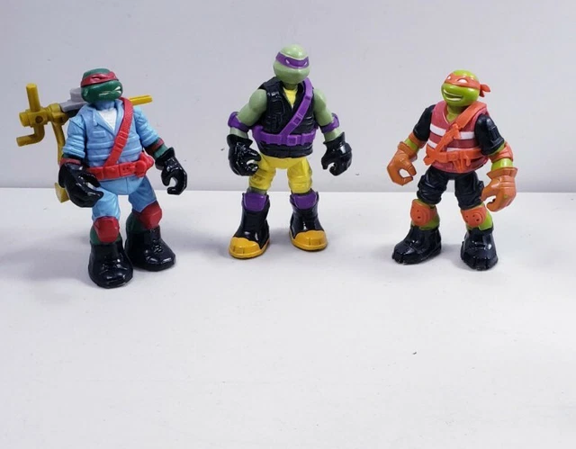 LOT OF 3 TMNT Teenage Mutant Ninja Turtles Ooze Action Figures $12.95 ...