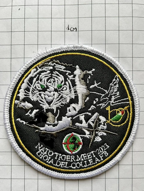 ITALIAN AIRFORCE PATCH Aeronautica Militare NATO Tiger Meet 2023 Gioia ...