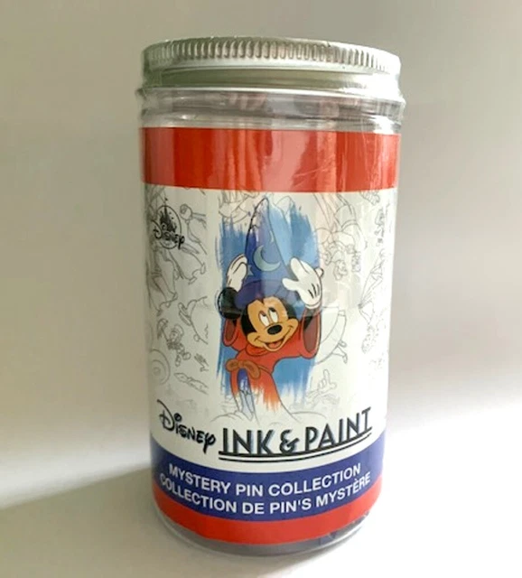 DISNEY INK & Paint Collection Mystery Pin Red Jar Sealed (2 Pins In Jar ...