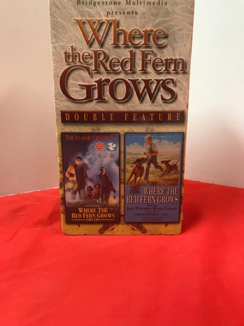 WHERE THE RED Fern Grows VHS Part 1 & 2; Sealed Double Feature £11.68 ...