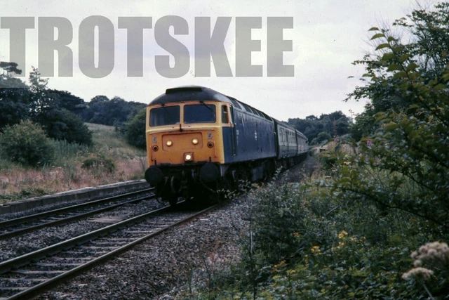 35MM SLIDE BR British Railways Diesel Loco Class 47 47124 Alfreton 1986 Original £4.99 - PicClick UK