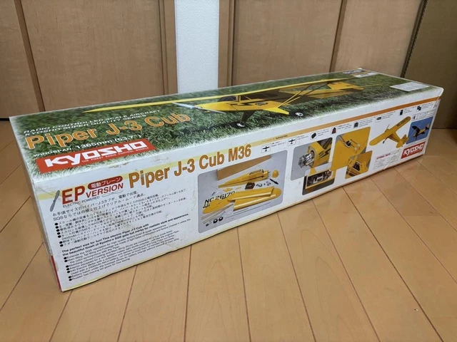 KYOSHO PIPER J-3 Cub Arf Rc Airplane 40 Size Balsa Wood Trainer Scale ...