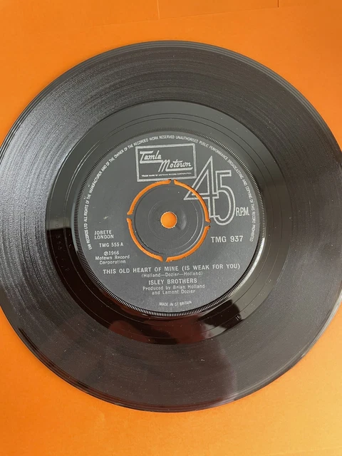 TAMLA MOTOWN ISLEY Brothers This Old Heart of Mine - Shipping from the ...