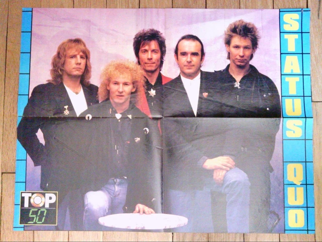 RARE POSTER DE "Status Quo" Et "Daniel Balavoine" / 42 X 60 / Top 50 ...