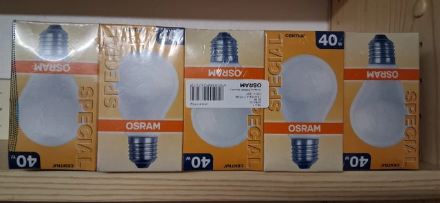 10 STCK. Osram Philips E27 40W Glühlampe, Birne dimmbar E27 kein LED ...