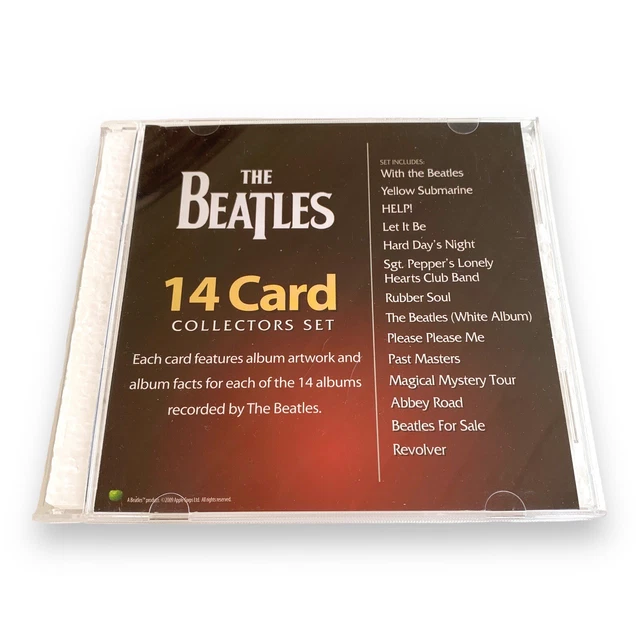 THE BEATLES 14 Card Collectors Set Album Cover Artwork and Album Facts ...
