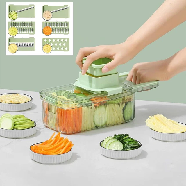 UK VEGETABLE FRUIT Peeler Multi-Function Chopper Steel Slicer Dicer Grater Set £11.91 - PicClick UK