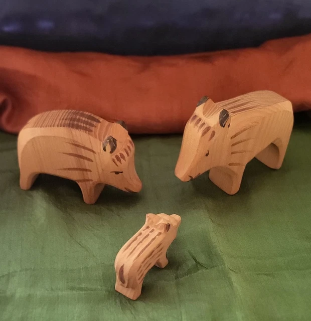 ORIGINAL OSTHEIMER WILDSCHWEIN Familie Keiler Bache Frischling mit ...