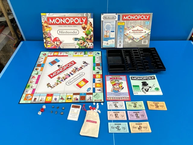 JEU DE SOCIÉTÉ MONOPOLY Nintendo Mario Zelda Donkey kong peach Livré ...