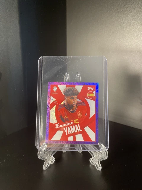 EURO 2024 STICKER Lamine Yamal Purple Parallel rare EUR 4,99 - PicClick DE