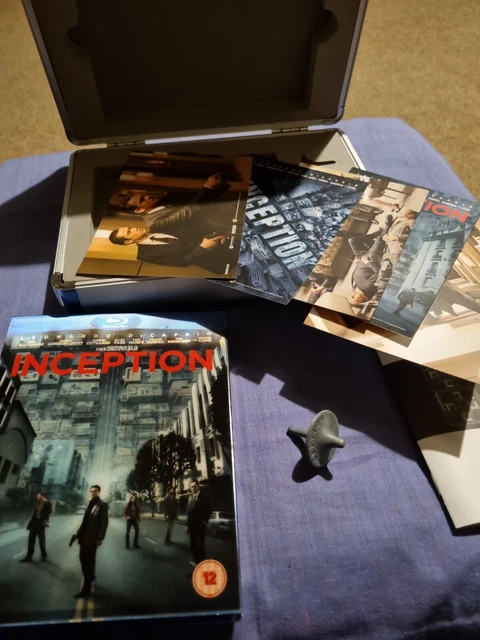 INCEPTION LIMITED EDITION Metal Case Blu-Ray Set With Spinning Top £15. ...