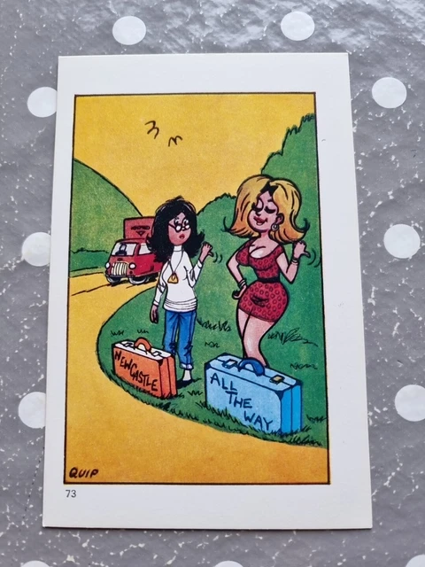 VINTAGE SAUCY SEASIDE Comic Postcard Sapphire Series No 73 By Quip £0. ...