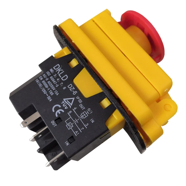 INTERRUPTEURS BOUTON-POUSSOIR ÉLECTROMAGNÉTIQUES DKLD DZ-6 avec ...