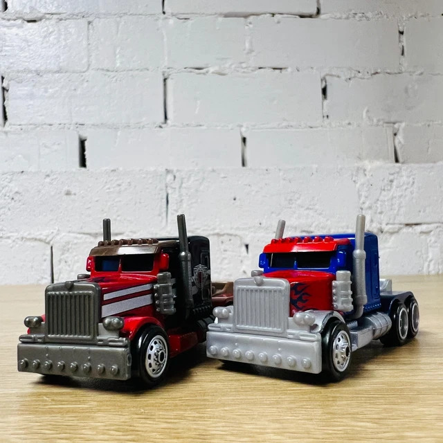 OPTIMUS PRIME DIECAST Transformers RPMs Mini Vehicle Blue Red Variant ...