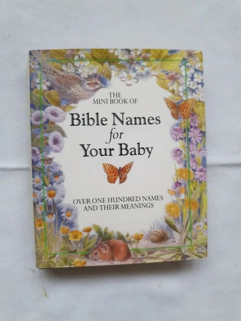 THE MINI BOOK of Bible Names for Your Baby (William Geldart) EUR 8,91 ...