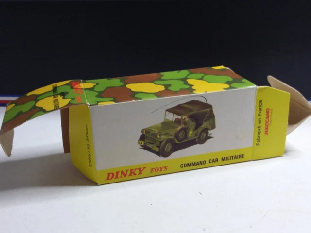 ANTIQUE DINKY TOYS #810 Beautiful Empty Command Car Box Military In ...