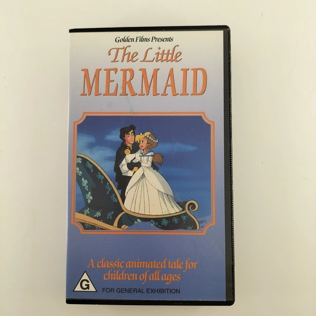 THE LITTLE MERMAID VHS Golden Films, Vintage 1992, Leena, PAL, English ...