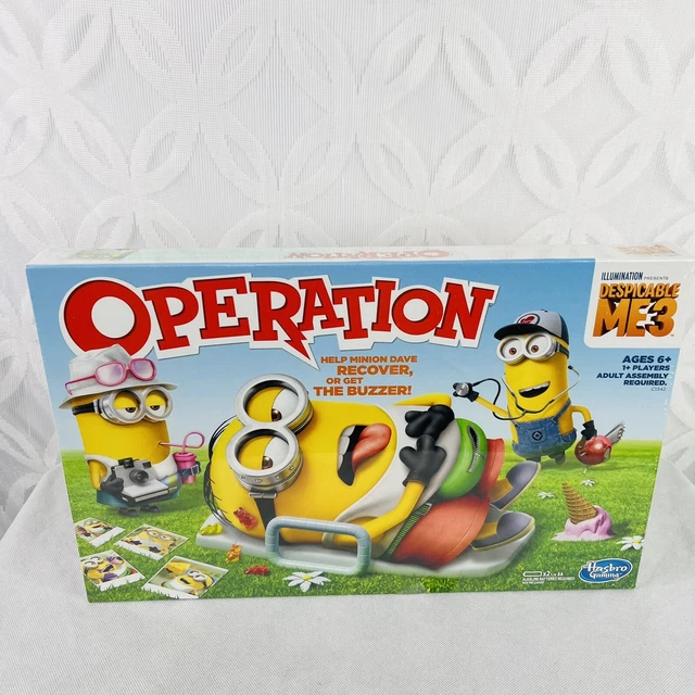 HASBRO GAMING DESPICABLE Me 3 Edition Operation Game 2016 Minions £33. ...